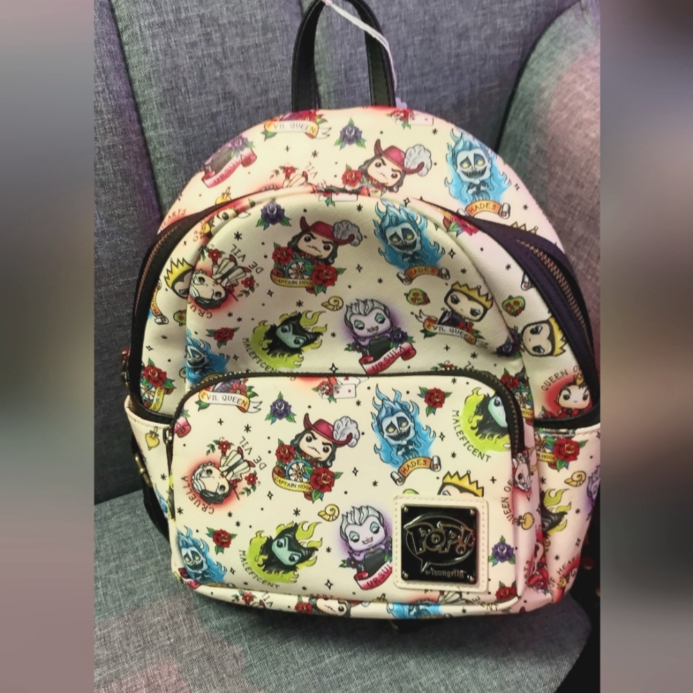 Loungefly Pop Disney Villains Backpack - Gem